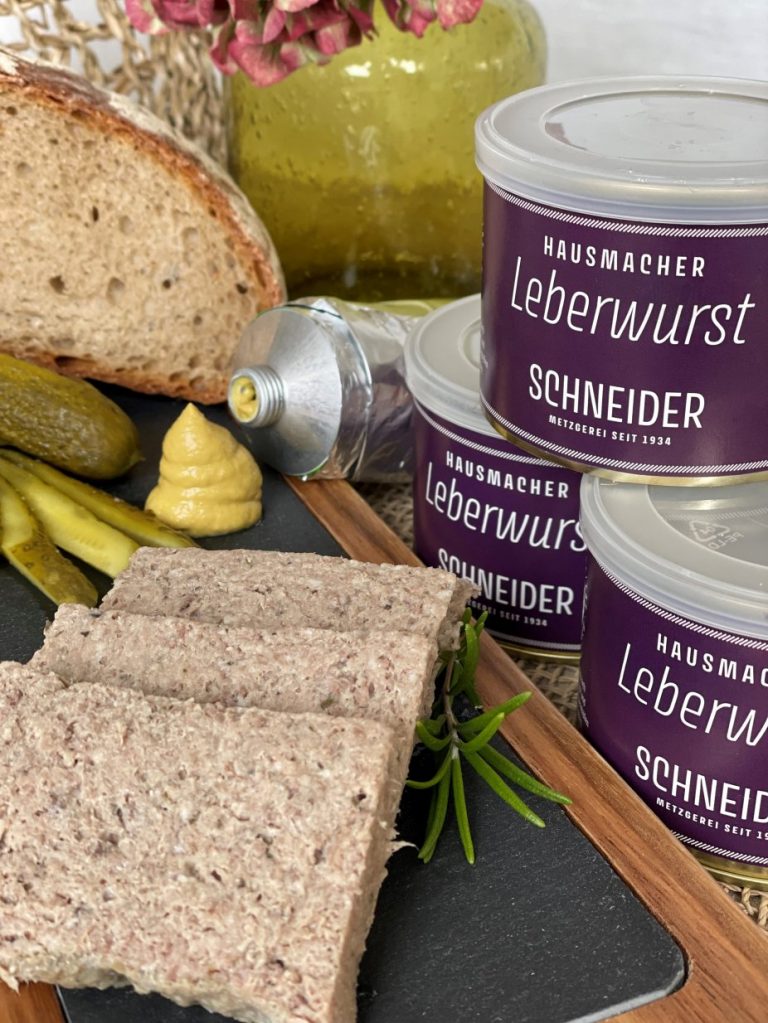 Hausmacher Leberwurst - Metzgerei Schneider - Premium-Qualität vom ...